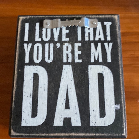 Art | I Love That Youre My Dad Rustic Wooden Sign Great Birthday Or ...